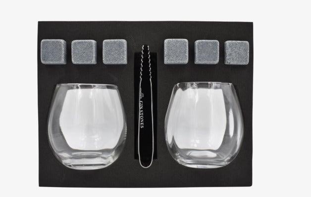Granite 10 Gin stone and glasses – Yakedas Party and Giftware